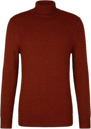 Strellson Homme, Pulls, Brun, Taille: L Pull &agrave; Col Roul&eacute; Revers