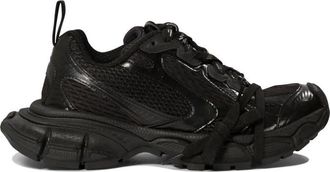 Balenciaga Low-Top Sneaker - Voluminous Black Sneakers With Reflective Detailin - Gr. 36 (EU) - in Schwarz - f&uuml;r Damen