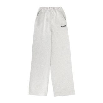 Rotate Wide-Leg Sweatpants - - Trousers - Damen - Grau - L