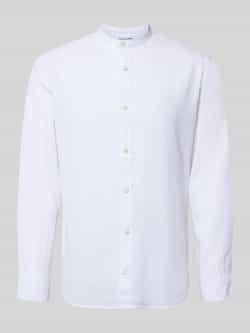 Jack & Jones Regular Fit Freizeithemd aus Baumwoll-Leinen-Mix
