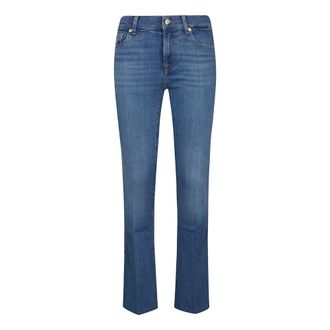7 For All Mankind Tailorless Bootcut - - Jeans - Damen - Blau - W24