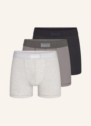 SKIMS Skims 3er-Pack Boxershorts Skims Cotton grau