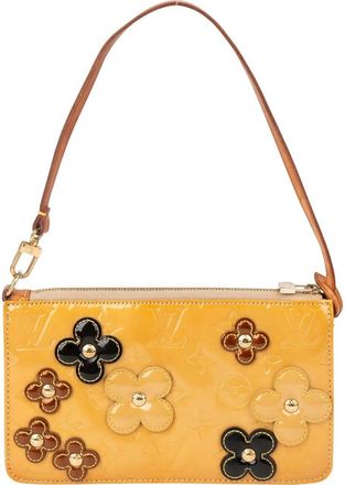 Louis Vuitton Crossbody Bags - Louis Vuitton Limited Flower Vernis Monogram Lexin - Gr. unisize - in Gelb - f&uuml;r Damen