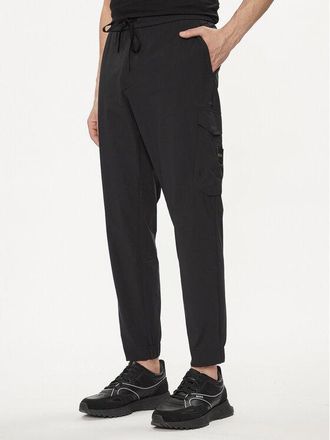 HUGO BOSS Stoffhose T_Urbanex-CargoLight 50508339 Schwarz Tapered Fit