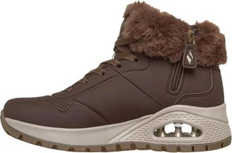 Skechers Botte de neige Uno Rugged - Femme - Chaussures - Brun - Taille: 40 EU