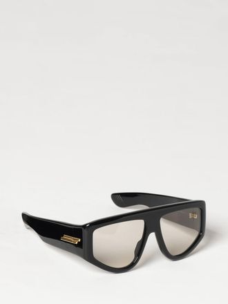 Bottega Veneta Lunettes de soleil aviateur &eacute;vas&eacute;es en ac&eacute;tate avec verres color&eacute;s