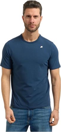 K-Way Homme, Tops, Bleu, Taille: XL Adame Light Stretch Jersey T-Shirt
