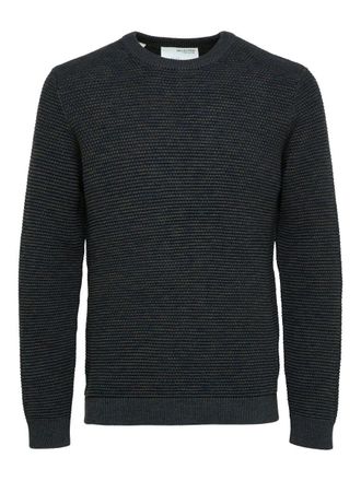 Selected Herren Slhvince Knit Bubble Crew Neck W Noos Pullover, Peat, XXL EU