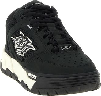 Amiri Calfskin Low-Top Sneakers - Black