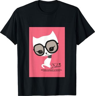 Pussy Deluxe Glasses Cat T-Shirt