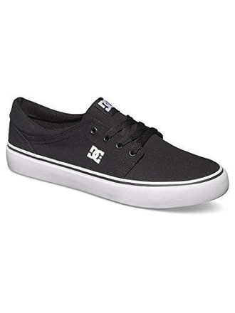 DC DC APPAREL TRASE TX M SHOE BKW, Sneakers Basses homme, Noir (Black/White), 46.5