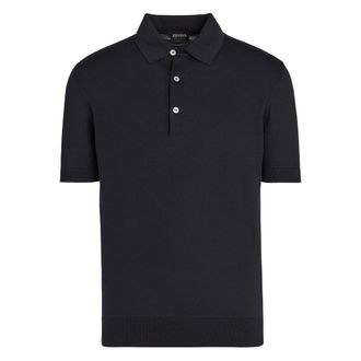 Ermenegildo Zegna Klassisches Poloshirt - - Tops - Herren - Schwarzk - 2XL