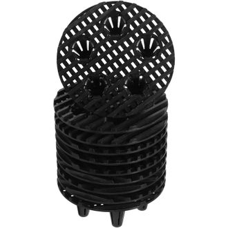 Milisten Toyvian 12 St&uuml;ck Teiliges Runde Pflanzgef&auml;&szlig;-eins&auml;tze aus Kunststoff mit Drainagefunktion Pflanzk&uuml;bel-bodenschutz und Topfst&auml;nder f&uuml;r Bessere Luftzirku