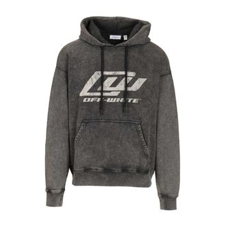 Off-white Ow Racing Skate Hoodie - - Sweatshirts & Hoodies - Herren - Schwarzk - M