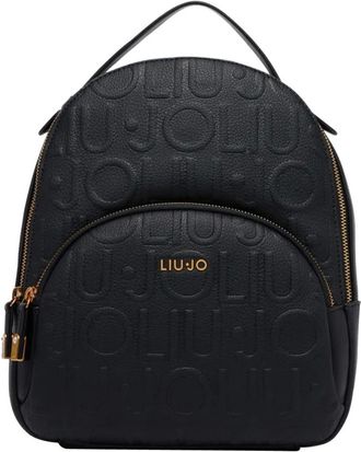 Liu Jo Sac &agrave; dos Logo - Femme - Sacs - Noir - Taille: ONE Size