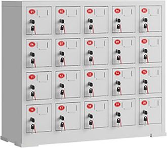 Generic Handy Aufbewahrungsbox, Handygarage, Kein Zusammenbau Erforderlich, mit Schl&uuml;ssel, Geeignet f&uuml;r Pr&uuml;fungsr&auml;ume, Fabriken und B&uuml;ros(X-Large)