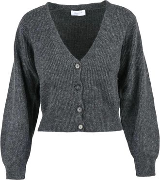 Fabiana Filippi Femme, Pulls, Gris, Taille: 36 FR Cardigan bottoni