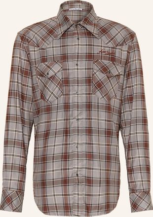 Acne Studios Hemd Comfort Fit grau