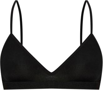 Maison Margiela Soutien-gorge Triangle C&ocirc;tel&eacute; - Femme - Sous-v&ecirc;tements - Noir - Taille: L