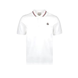 Moncler Stylisches Polo-Shirt f&uuml;r M&auml;nner - - Tops - Herren - Wei&szlig; - S