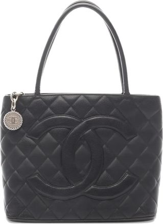 Chanel sac à main reissue en cuir (années 2000-2002) - Noir