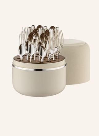 Robbe & Berking Robbe & Berking 24-Tlg. Besteckset The Box Creme Alt-Spaten (925 Sterlingsilber) silber