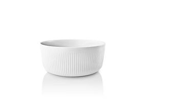 Eva Solo Eva Trio - Bol Legio Nova - 3,75 l - Élégant bol en porcelaine de la série Legio Nova avec rainures décoratives discrètes à lextérieur - Blanc, 887413