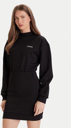 Guess Kleid f&uuml;r den Alltag V5YK02 KCX22 Schwarz Regular Fit