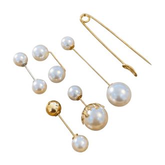 Dansk Copenhagen Broche &Eacute;pingle Taille Tracey 6 en 1 - Femme - Accessoires - Jaune - Taille: ONE Size
