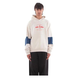 Willy Chavarria Homme, Sweatshirts et sweats &agrave; capuche, Blanc, Taille: S Casa De Chavarria Sweat &agrave; capuche