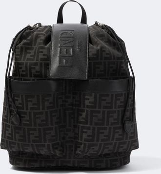 Fendi Rucksack Strike mit Leder