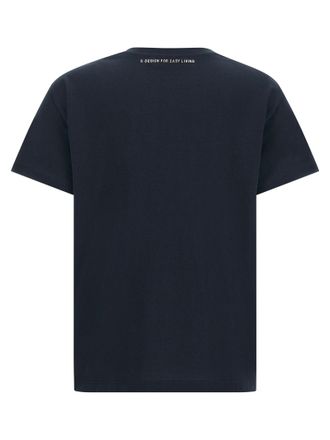 Max Mara Womens Blue Cotton T-Shirt