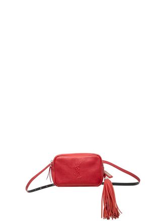 Saint Laurent sac banane Lou en cuir (2018) - Rouge