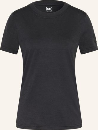 super.natural T-Shirt Casual Rib schwarz