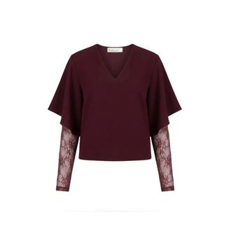 Am&eacute;lie & Am&eacute;lie Calcutta Top - - Blouses & Shirts - Damen - Lila - S/M