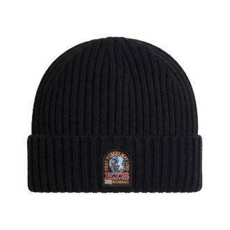 Parajumpers Gerippte Logo-Beanie - - Accessories - Herren - Schwarzk - S