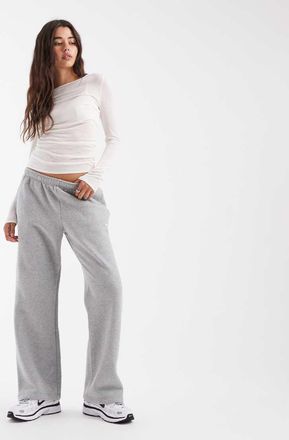 Nike jogger oversize en molleton mi-&eacute;pais gris