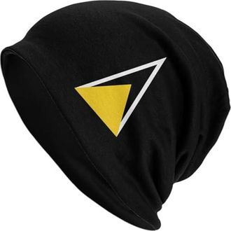 Generic Bonnet Tricoté Drapeau De Sainte-Lucie Confortable Knit Beanie Classique Chapeau pour Ski La Rue