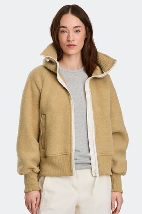 Canada Goose Chilliwack Fleece-Bomberjacke mit White Disc