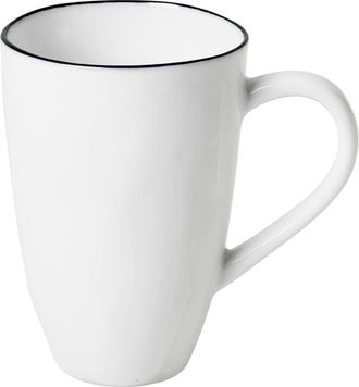 Broste Copenhagen Broste Copenhagen Becher, Porzellan, 1 Stück (1er Pack), Weiß