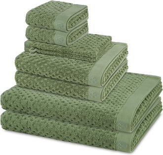 ROSS Harmony 8-teiliges Handtuch Set - 2 Wasch-, 2 G&auml;ste-, 2 Duscht&uuml;cher, 2 Handt&uuml;cher - Weicher Walkfrottee 520 g/m&sup2; aus 100% Baumwolle, hautfreundlich, s