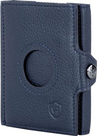 Von Heesen Airtag Slim Wallet mit RFID-Schutz - Airtag Portmonee Herren klein aus echtem Leder - Mini Geldb&ouml;rse - Kreditkartenetui Kartenetui - Portemonnaie Geld