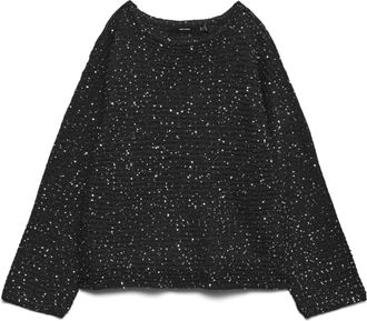 Vero Moda Vmleilani Stitch Ls Boatneck Pullover