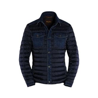 Moorer Homme, Vestes, Bleu, Taille: 3XL Veste Crespi