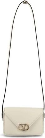 Valentino Garavani Femme, Sacs, Blanc, Taille: ONE Size Petit sac bandouli&egrave;re &agrave; lettres