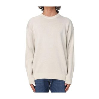 HUGO BOSS Rundhals-Pullover - - Knitwear - Herren - Beige - 2XL