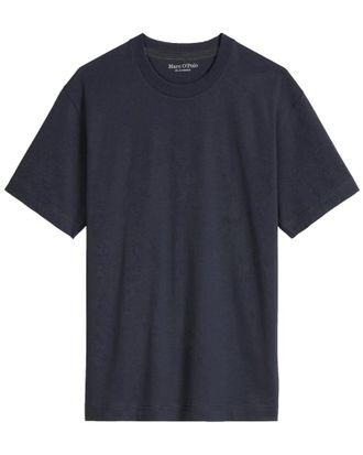 Marc O'Polo Unifarbenes T-Shirt aus Baumwolle, Relaxed Fit in