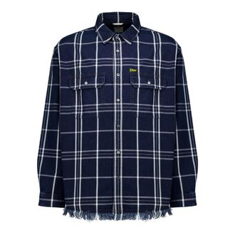 Dior Checkered Overshirt - - Shirts - Herren - Blau - XL