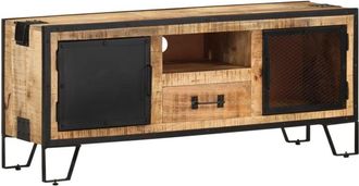 vidaXL Vidaxl - Meuble tv 110x31x46 cm Bois de manguier brut
