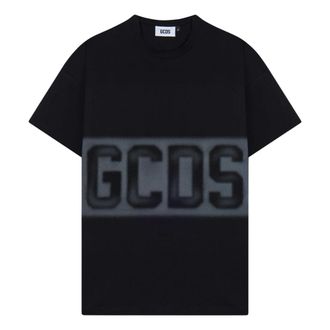 GCDS T-Shirt Logo Block - - Tops - Herren - Schwarzk - M